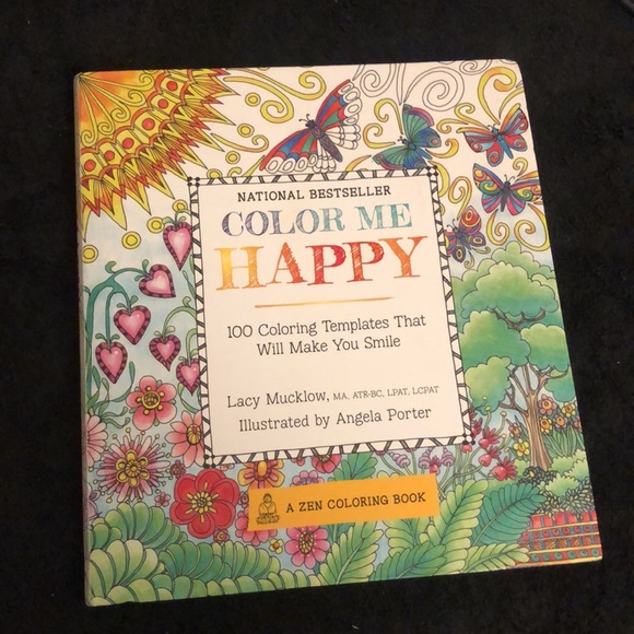 Art | Color Me Happy Coloring Book | Poshmark